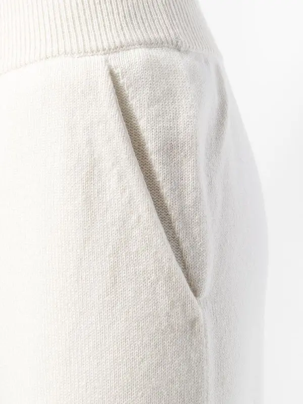 BARRIE Flared Knitted Trousers