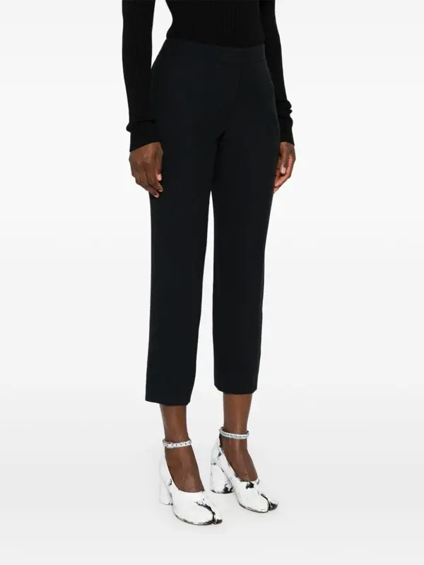 Alexander McQueen Crepe Cigarette Trousers