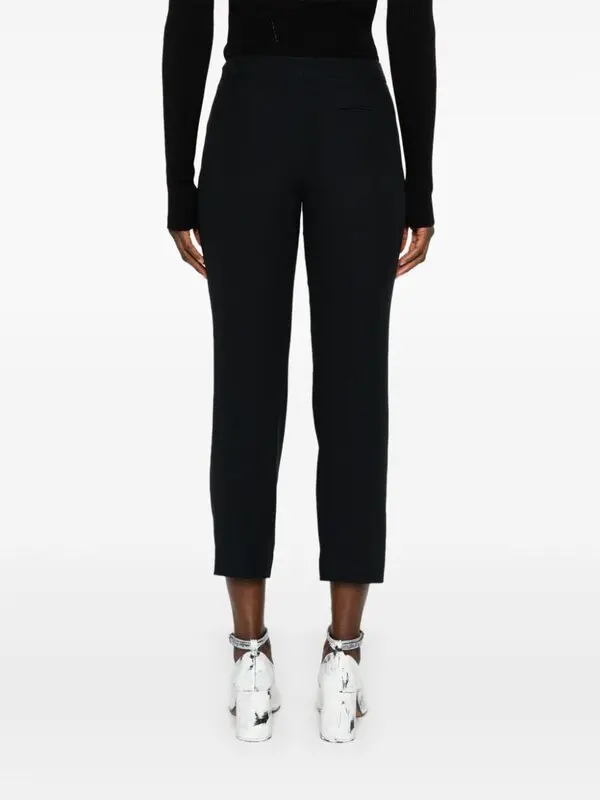 Alexander McQueen Crepe Cigarette Trousers