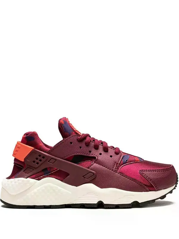 Nike Huarache Run Print Sneakers - Red