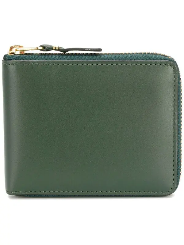 Comme Des Garçons Zipped Wallet - Green