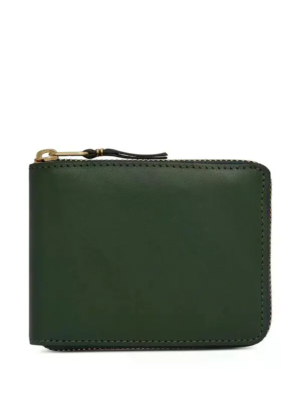 Comme Des Garçons Zipped Wallet - Green