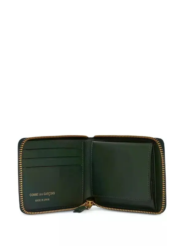 Comme Des Garçons Zipped Wallet - Green