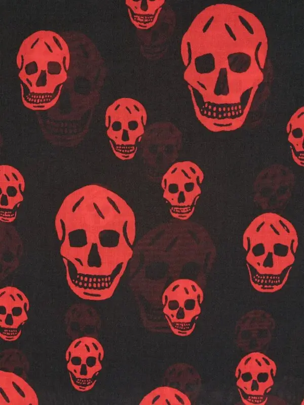 Alexander McQueen Classic Skull Scarf