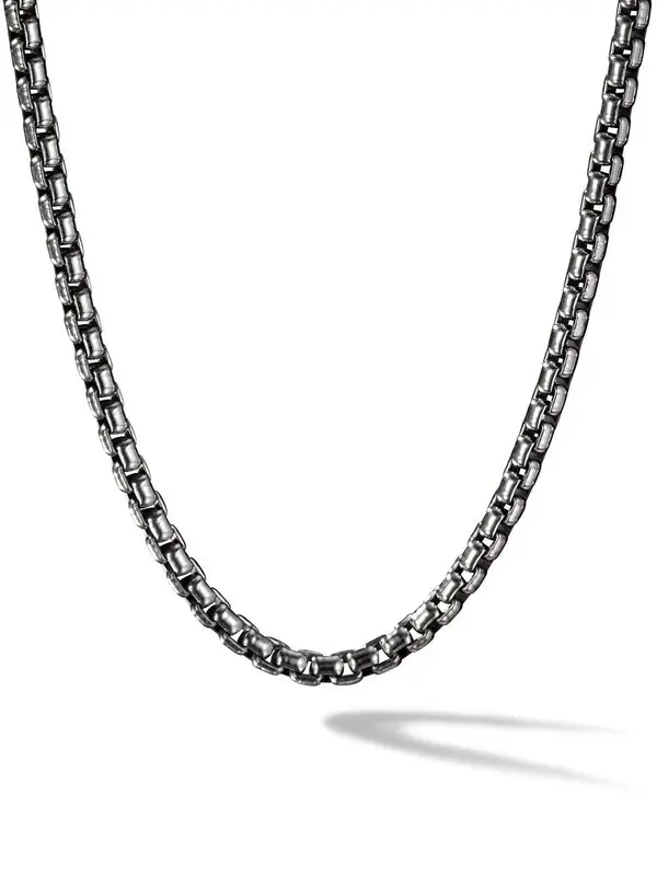 David Yurman Sterling Box Chain Necklace - Silver