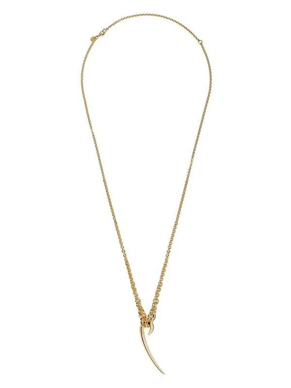SHAUN LEANE Hook Pendant Necklace - Gold