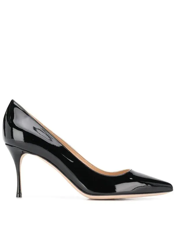 SERGIO ROSSI Godiva 75mm Pumps - Black