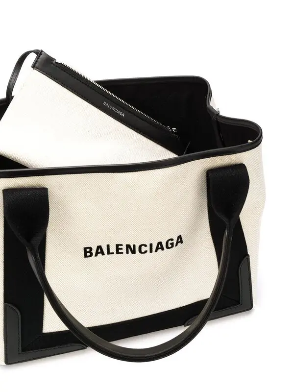 Balenciaga Cabas Tote Bag - Neutrals