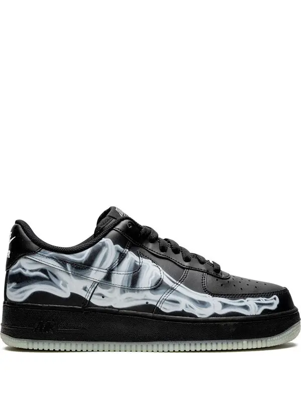 Nike Air Force 1 Low Skeleton Sneakers - Black