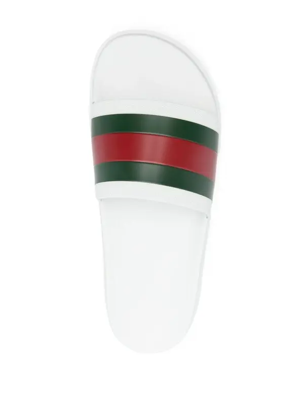 Gucci Web-detail Open-toe Slides