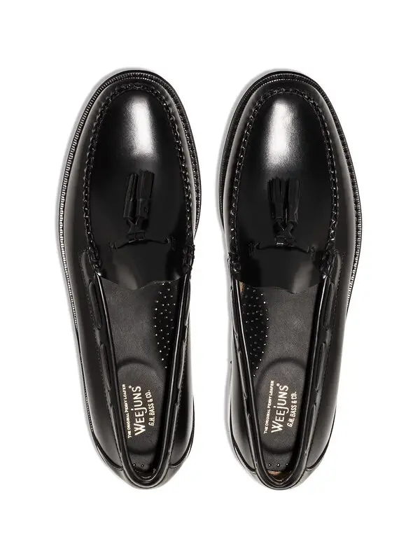 G.H.BASS G.h. Bass & Co. Weejuns Larkin Tassel Loafers - Black