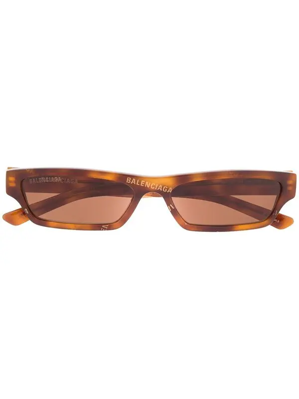 ?️ New Balenciaga BB0070S 007 Sunglasses - Havana Frame, Brown Lenses NEW Paris Cat Balenciaga oversized sunglasses BB0070S col  main image 4