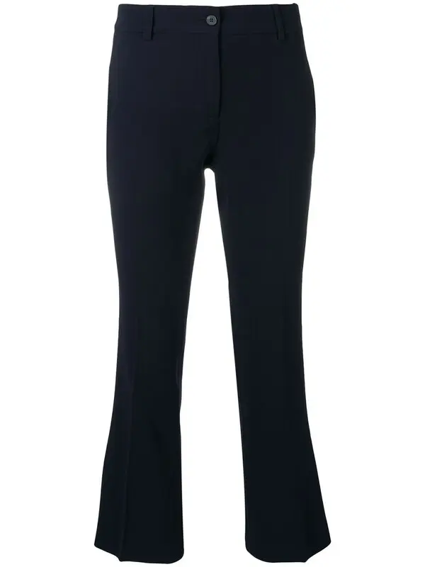 Alberto Biani Pressed-crease Trousers - Blue