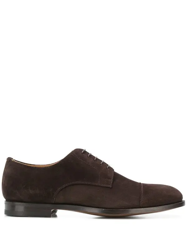 SCAROSSO Suede Derby Shoes