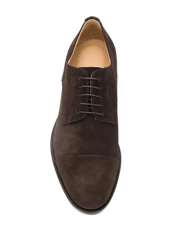 SCAROSSO Suede Derby Shoes