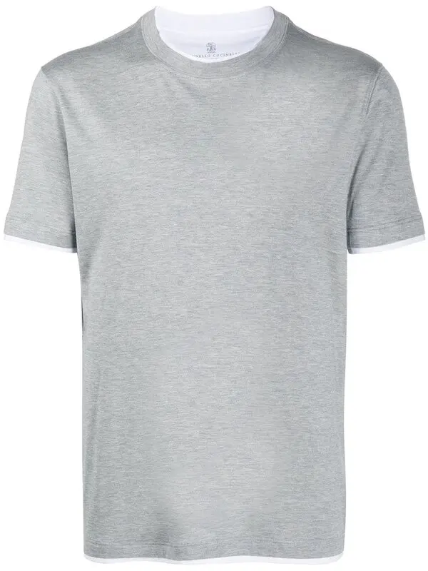 Brunello Cucinelli Layered-effect T-shirt
