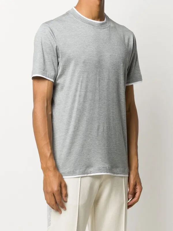Brunello Cucinelli Layered-effect T-shirt