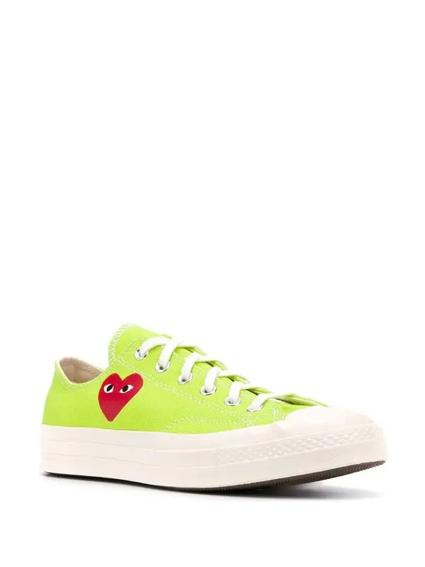 CONVERSE X COMME DES GARONS PLAY Chuck 70 Low-top Sneakers - Green