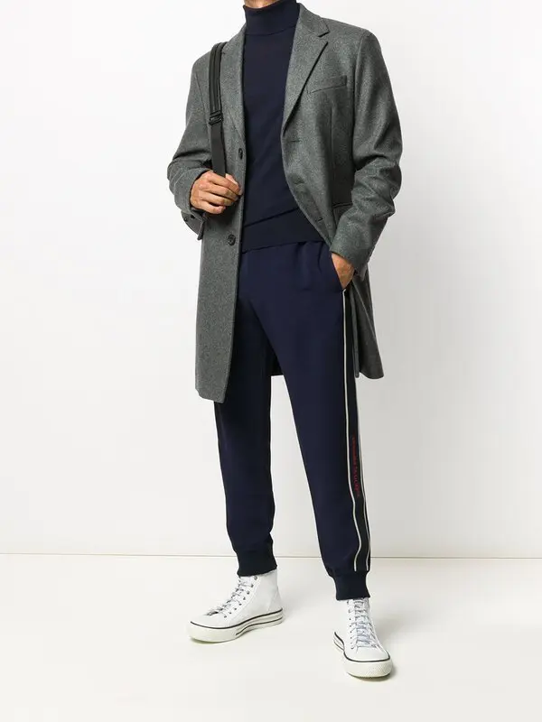Alexander McQueen Piped-trim Detailed Track Pants