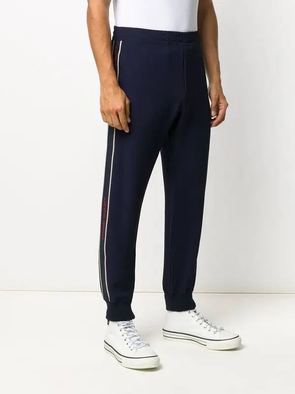 Alexander McQueen Piped-trim Detailed Track Pants