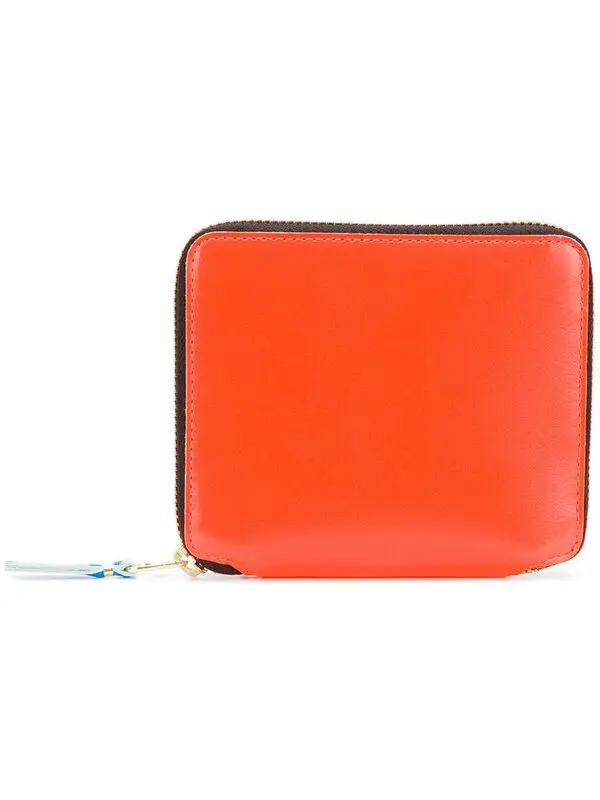 Comme Des Garçons Neon Glow Wallet - Orange