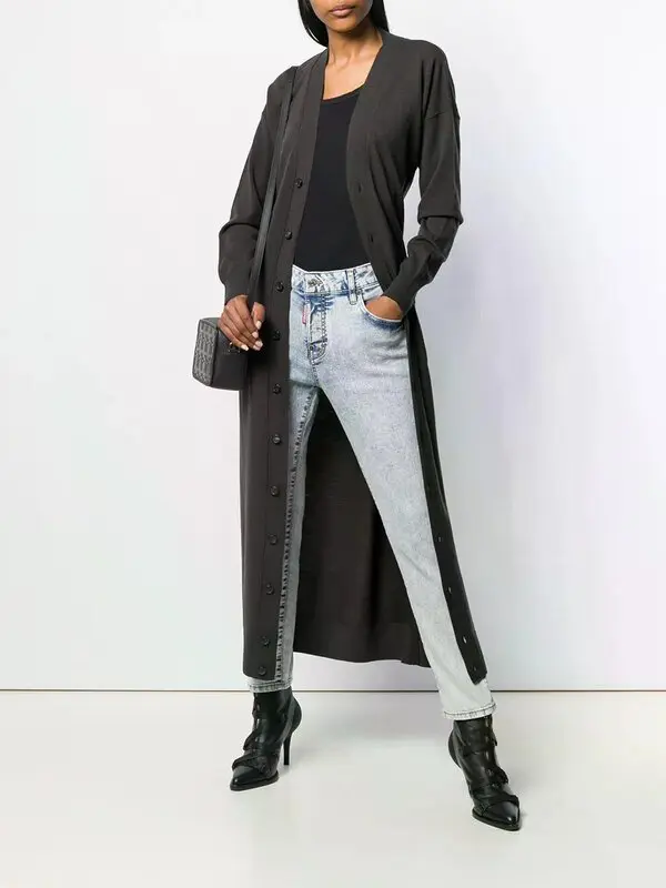 Dsquared2 Straight Leg Acid Wash Jeans
