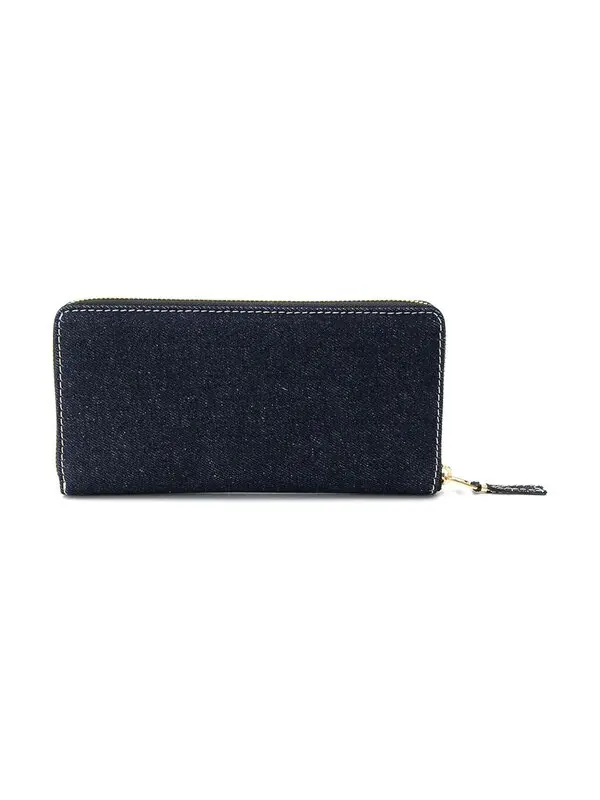 Comme Des Garçons Denim Zip Around Wallet