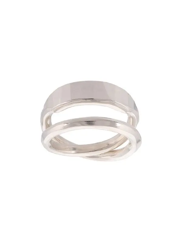 Werkstatt:München Layered Ring - Silver