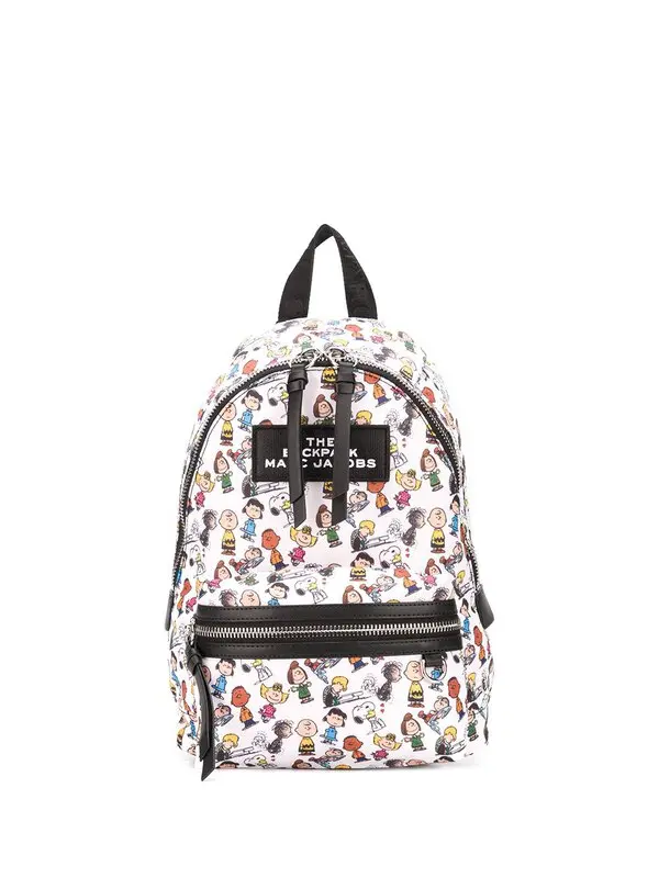 Marc Jacobs The Backpack スヌーピー柄 MARC JACOBS PEANUTS Snoopy The Backpack Comic Print W11.8
