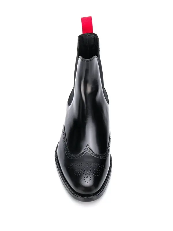 SCAROSSO Dario Chelsea Boots - Black