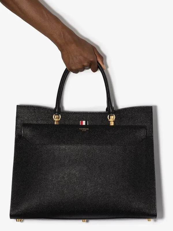 Thom Browne Large Duet Tote Bag
