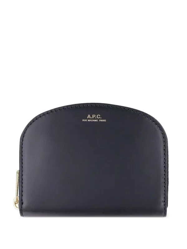 A.p.c. Demi-lune Wallet - Black