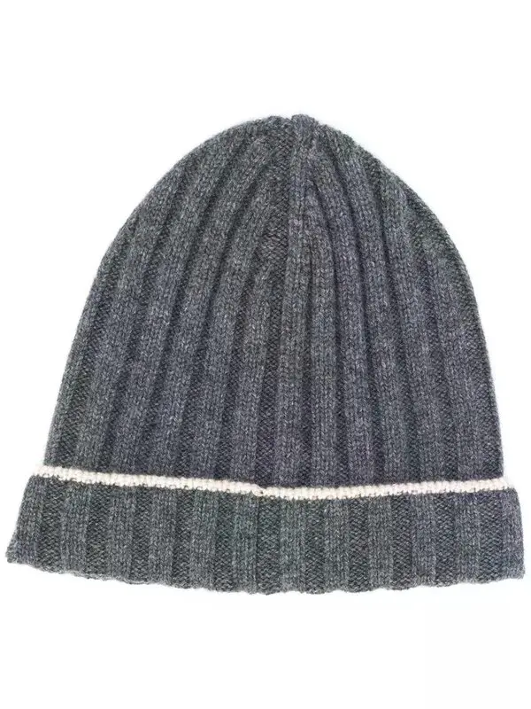 Brunello Cucinelli Ribbed Knit Beanie