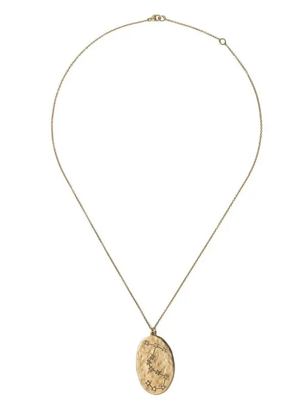 BROOKE GREGSON 14kt Gold Scorpio Diamond Pendant Necklace - Yellow