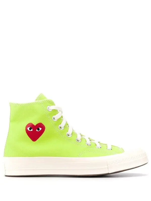 CONVERSE X COMME DES GARONS PLAY Chuck 70 High-top Sneakers - Green