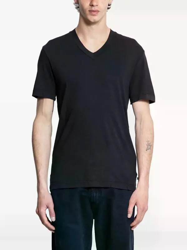 JAMES PERSE V-neck T-shirt - Black