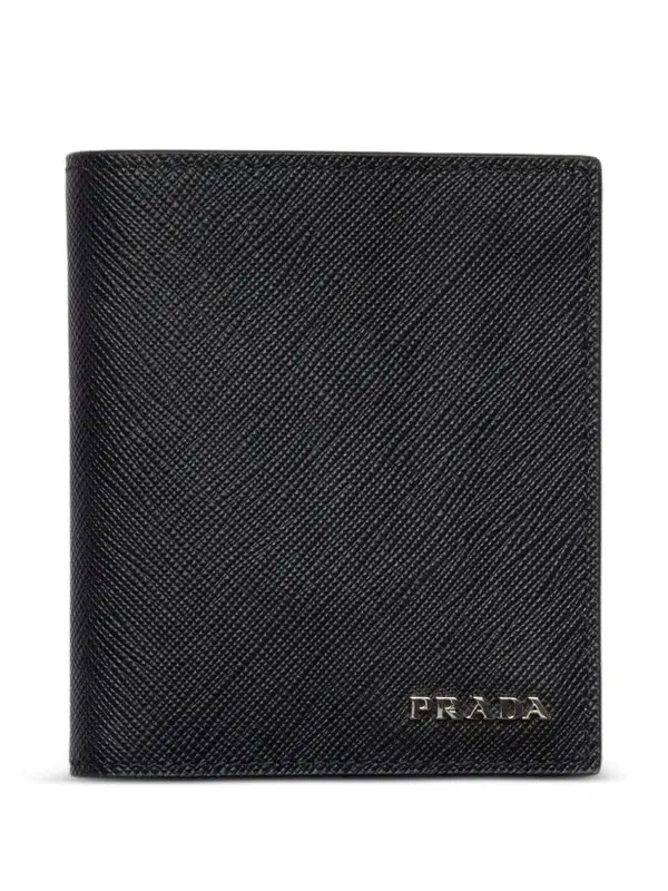 Prada Saffiano Leather Wallet - Black