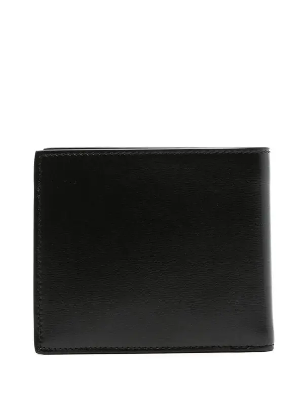 Saint Laurent Cassandre Wallet - Black