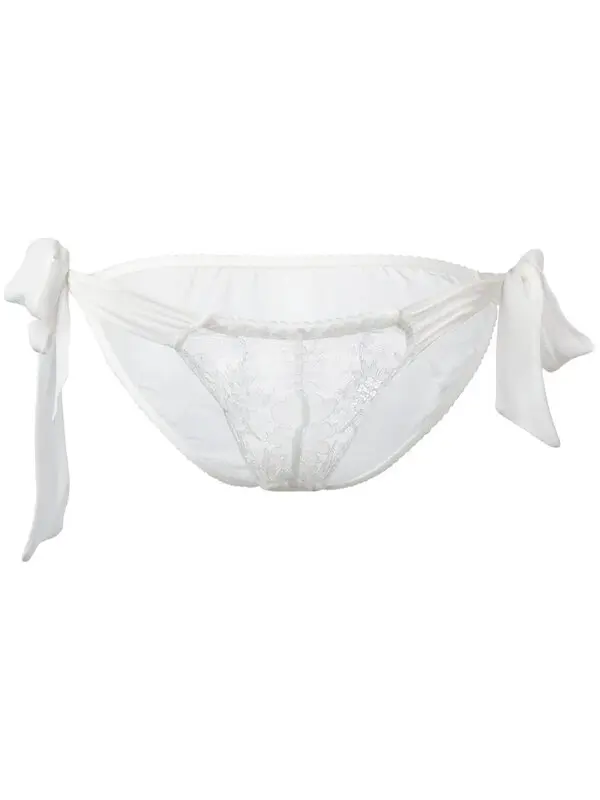 GILDA & PEARL Ava Tie-side Knickers - White