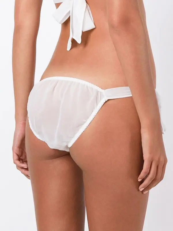 GILDA & PEARL Ava Tie-side Knickers - White