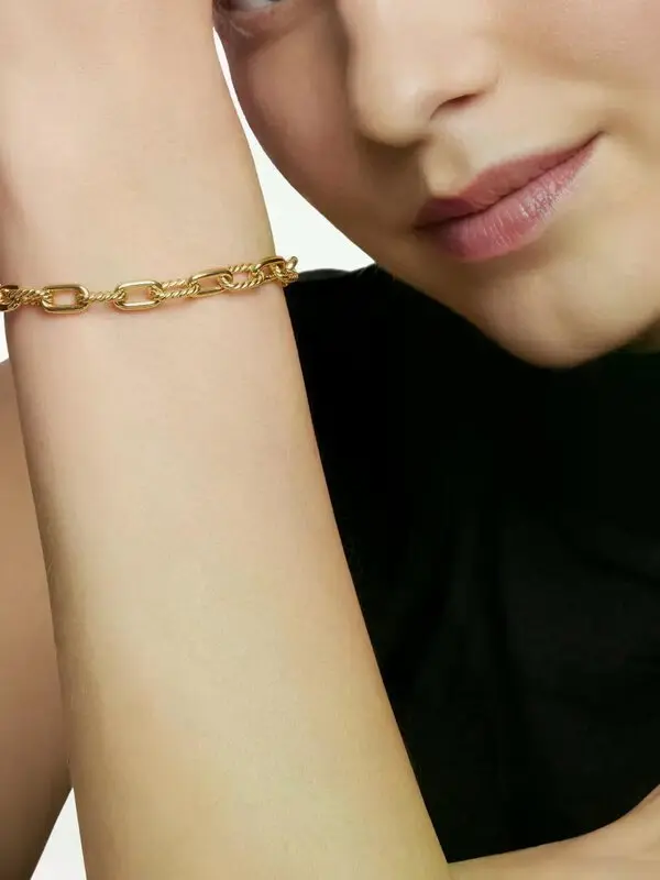 David Yurman Dy Madison Chain Bracelet - Gold