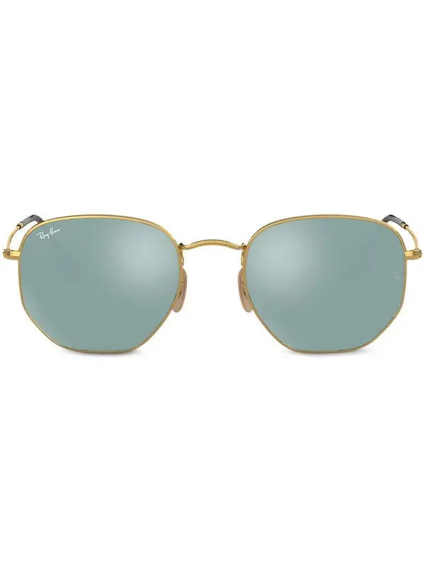 Ray-ban Hexagonal Sunglasses - Gold