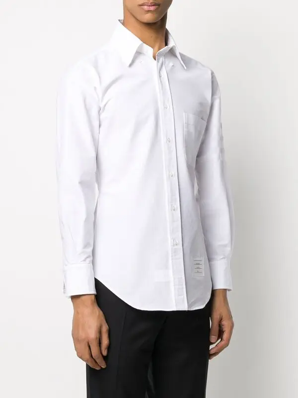 Thom Browne 4-bar Oxford Shirt - White