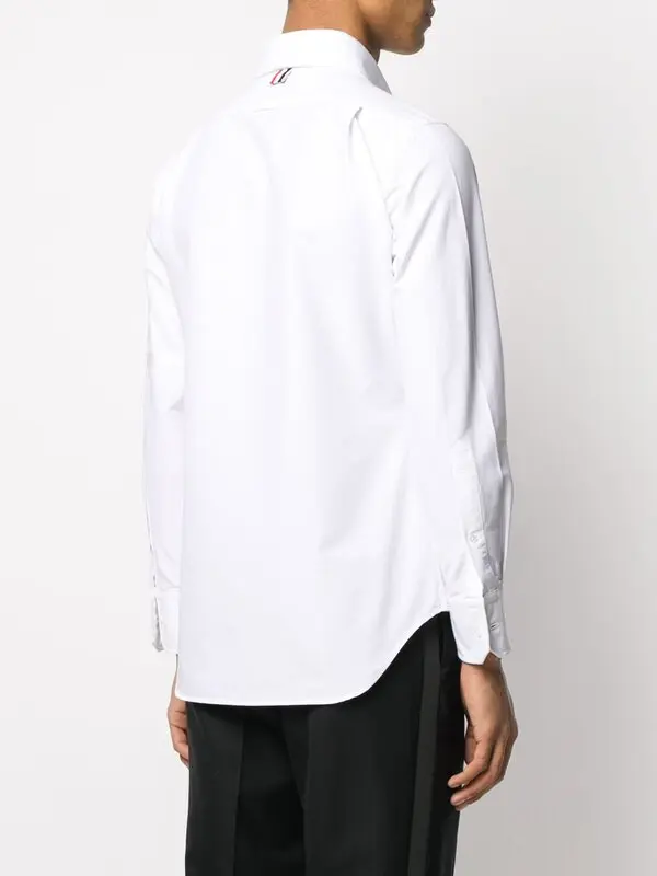 Thom Browne 4-bar Oxford Shirt - White