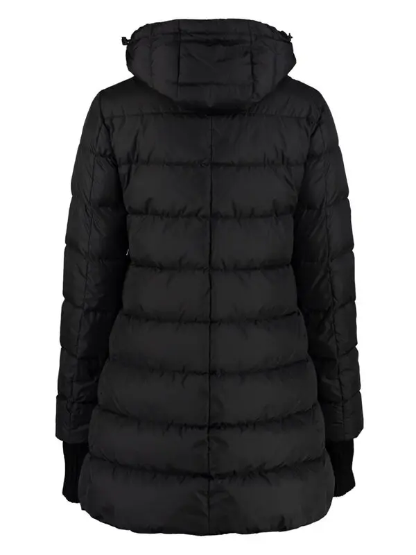 Herno Hooded Padded Coat - Black