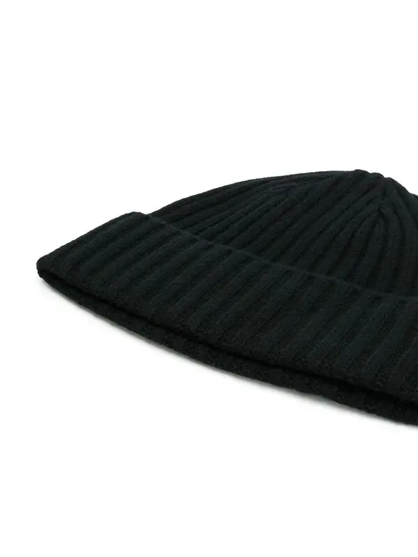 N.peal Chunky Ribbed Knit Beanie