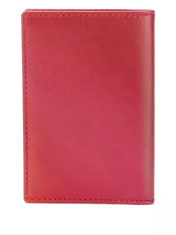 Comme Des Garçons Leather Wallet - Red