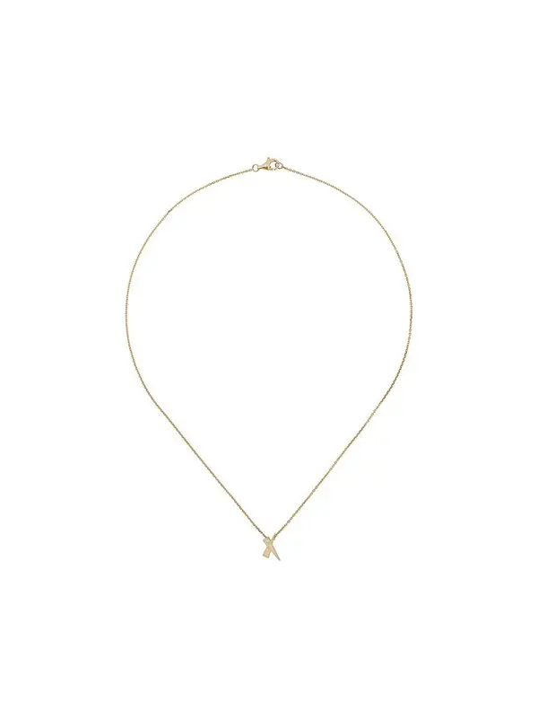 DAOU 18kt Yellow Kiss Diamond Pendant Necklace - Gold