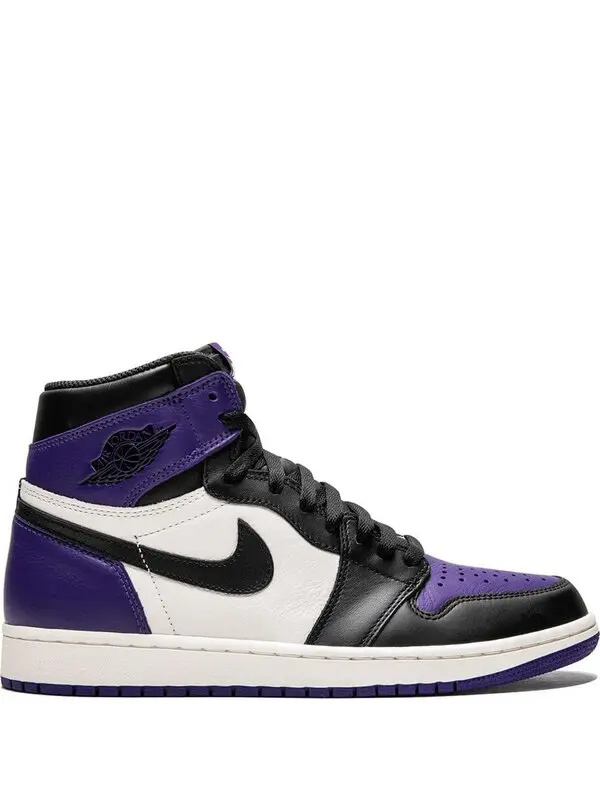 JORDAN Air 1 Retro High Og Court Sneakers - Purple