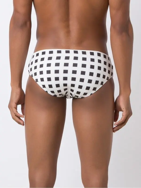 AMIR SLAMA Geometric Print Trunks